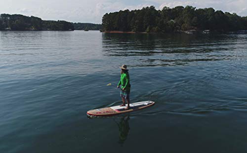 Boardworks Triton | Recreational Stand Up Paddleboard | Bombshell Epoxy Hardboard | 11' 6", Bamboo/Black (4440519518)