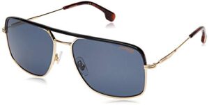 carrera casual round sunglasses, gold blue, 60