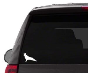 car truck sticker french bulldog stretch yoga pose safety sign funny cute decal for auto