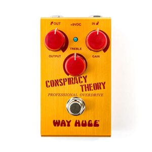 way huge conspiracy theory smalls professional overdrive effect pedal (wm20)