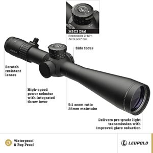 Leupold Mark 5HD 7-35x56mm M5C3 FFP Side Focus Riflescope, CCH Reticle