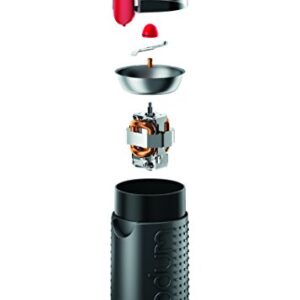 Bodum Bistro Electric Blade Coffee Grinder, Brushed Stainless Steel