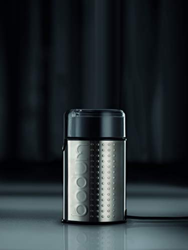 Bodum Bistro Electric Blade Coffee Grinder, Brushed Stainless Steel