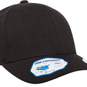 Flexfit mens Pro-formance Cap, Black, Large-X-Large US