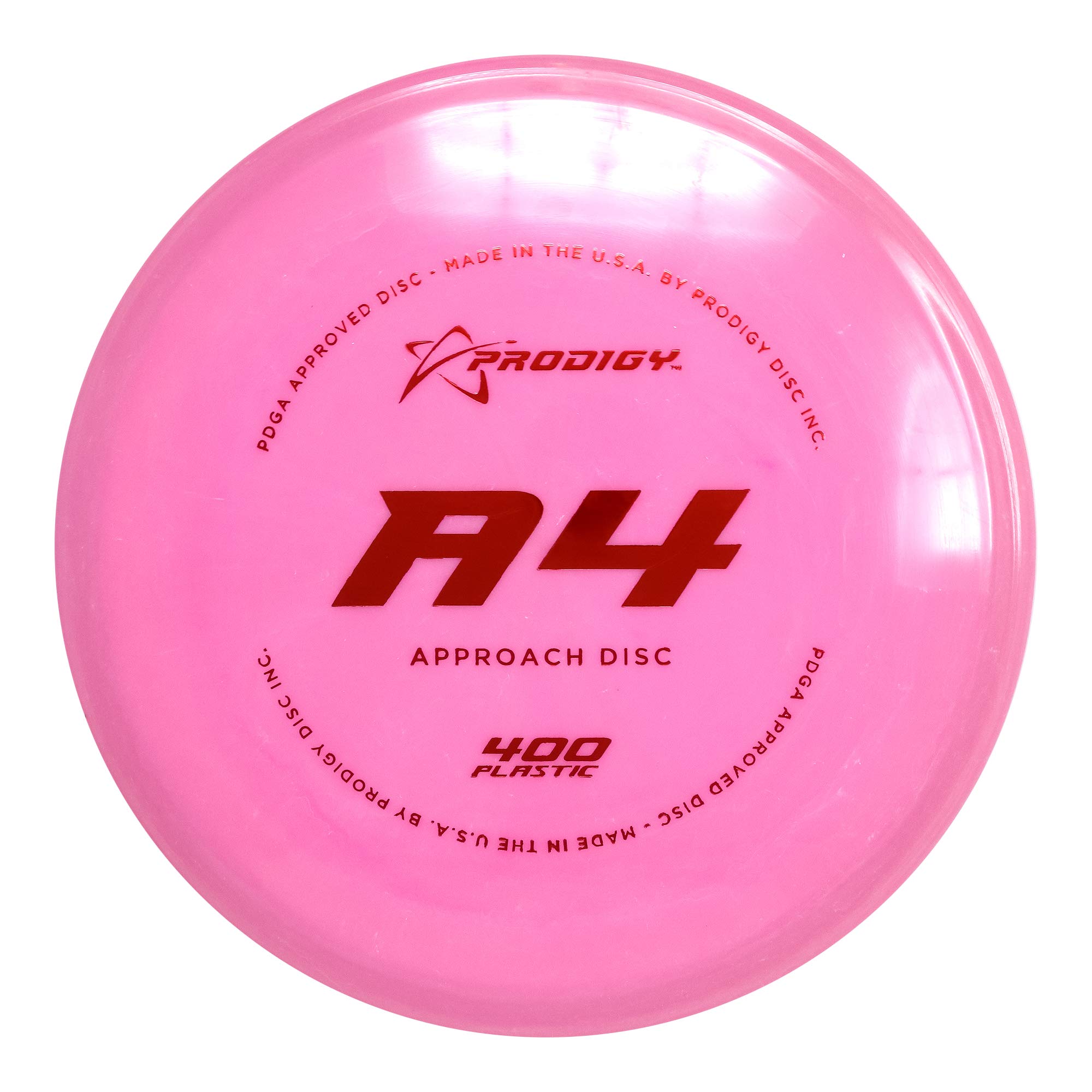 Prodigy Disc 400 A4 Approach Disc | Slightly Overstable Disc Golf Approach Disc | Great Grip in All Conditions | Perfect for Short Approach Shots | (Colors May Vary) (170-174g)