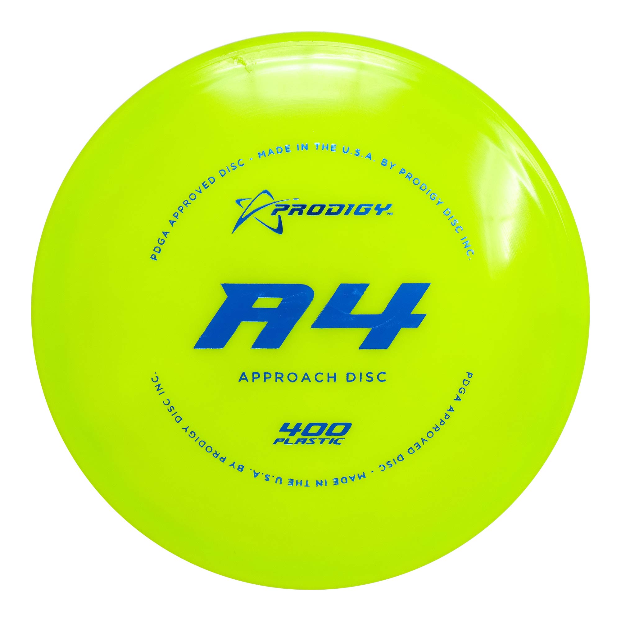 Prodigy Disc 400 A4 Approach Disc | Slightly Overstable Disc Golf Approach Disc | Great Grip in All Conditions | Perfect for Short Approach Shots | (Colors May Vary) (170-174g)