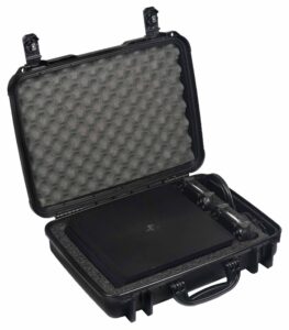 case club waterproof gaming travel case to fit playstation 4 pro in pre-cut foam