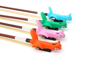 yinfente 1pc hold violin bow holder hold violin/viola bow teaching aid violin bow grip learn violin beginner corrector bow straightener soft protect finger