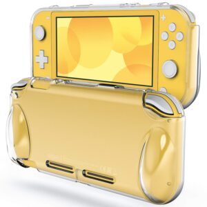 jetech protective case for nintendo switch lite 2019, grip cover with shock-absorption and anti-scratch design (hd clear)