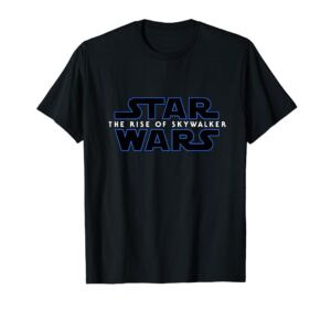 star wars the rise of skywalker movie logo t-shirt