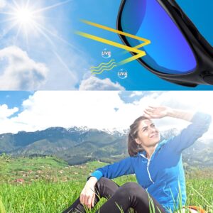 BEACOOL Polarized Sports Sunglasses for Men Women Youth Motorcycle Safety Driving Riding Military Goggles TAC Glasses