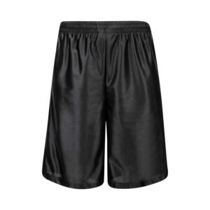 men's quick-dry athletic shorts - mesh-lined, pocketed, over-knee with 11"-13" inseam,adjustable drawstring, large, black