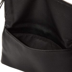 The Drop Women's Southampton Zipper Foldover Clutch, Black, One Size