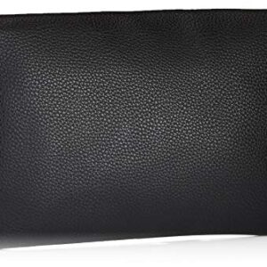 The Drop Women's Southampton Zipper Foldover Clutch, Black, One Size