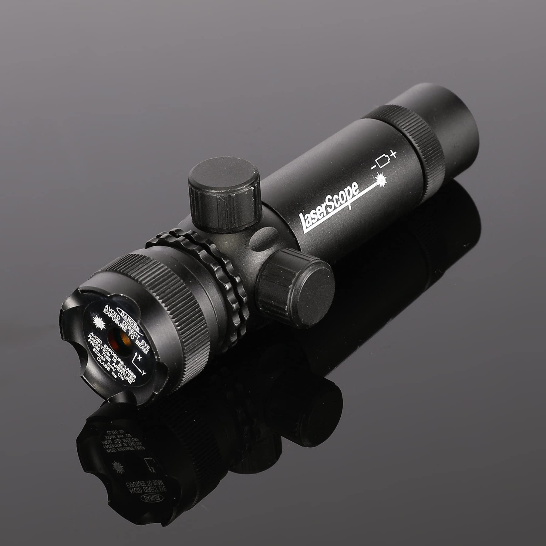 Pinty Rifle Scope 4-16x50, Illuminated Optics, Green Laser, Red-Coating Reflex Mini Sight