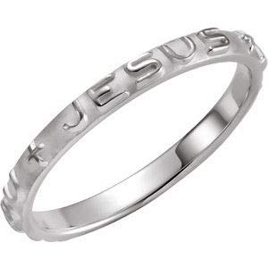 diamond2deal 925 sterling silver jesus i trust in you prayer fashion ring size 9