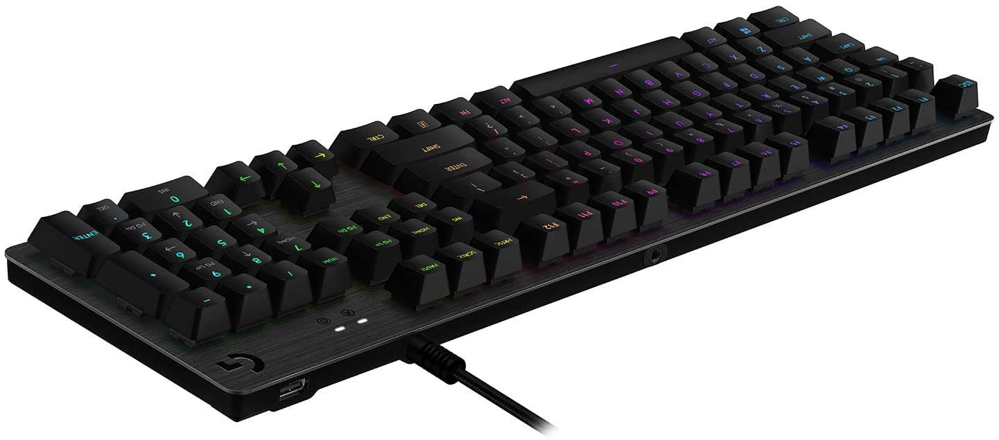 Logitech G512 CARBON LIGHTSYNC RGB Mechanical Gaming Keyboard with GX Brown switches - Tactile