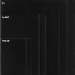 Moleskine Classic Notebook, Soft Cover, XXL (8.5" x 11") Plain/Blank, Black, 192 Pages