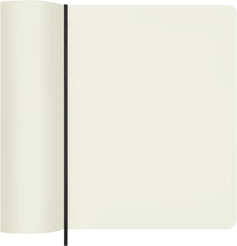 Moleskine Classic Notebook, Soft Cover, XXL (8.5" x 11") Plain/Blank, Black, 192 Pages