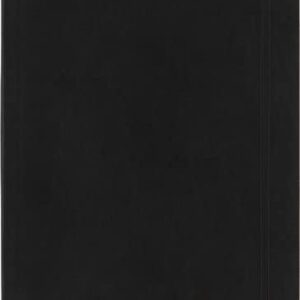 Moleskine Classic Notebook, Soft Cover, XXL (8.5" x 11") Plain/Blank, Black, 192 Pages