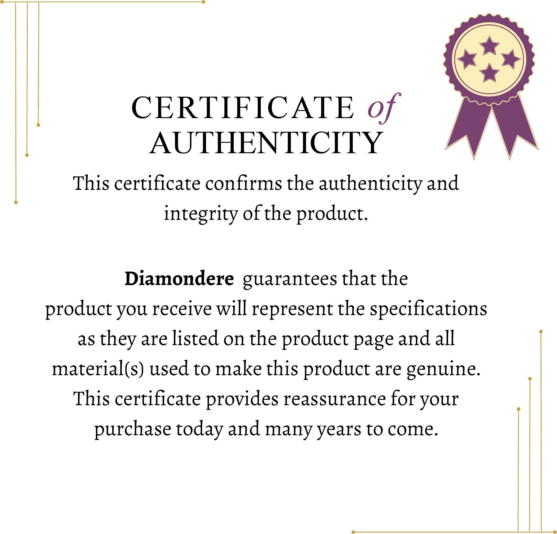 Diamondere Natural and Certified Amethyst and Diamond Wedding Ring in 14K White Gold | 0.49 Carat Half Eternity Stackable Band for Women, US Size 8