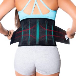 neohealth plus size lower back brace |3xl| lumbar support for pain relief and injury prevention | under clothes belt | back support belt for women & men | big and tall | obese oversized overweight