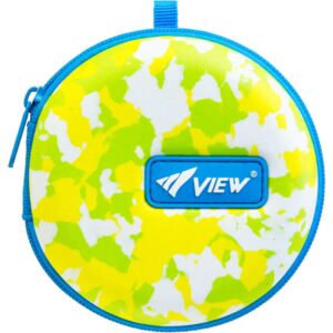 view swimming gear goggle case (lime green/yellow)