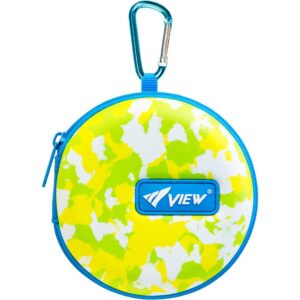 VIEW Swimming Gear Goggle Case (Lime Green/Yellow)