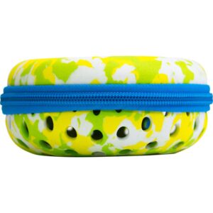 VIEW Swimming Gear Goggle Case (Lime Green/Yellow)