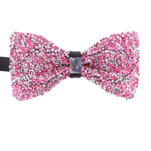 men's little boys pink silver for wedding party and other occasions classic formal bow ties