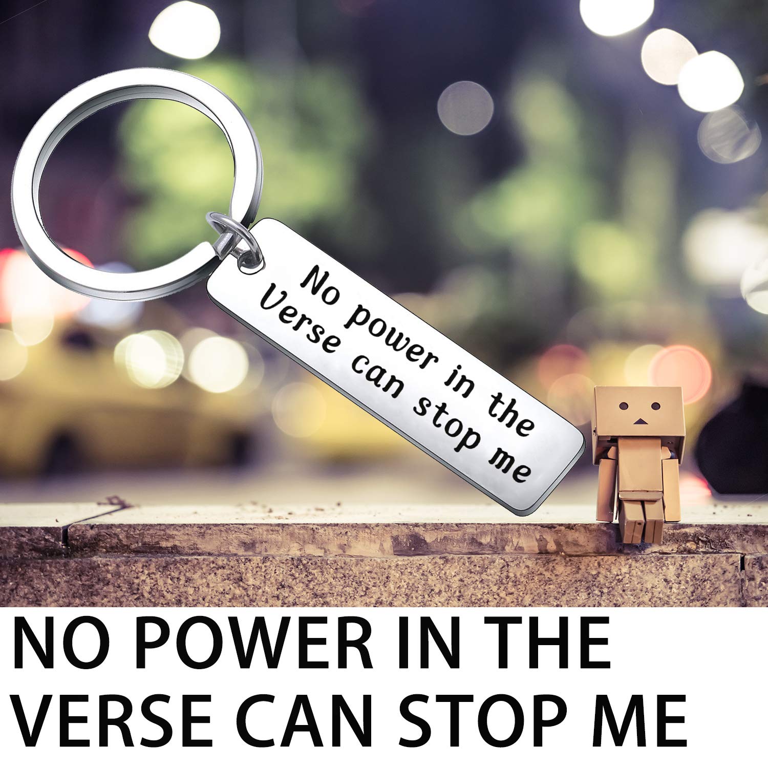 TGBJE Inspirational Gift No Power In The Verse Can Stop Me Keychain Firefly inspired Gift Firefly Fans Gift Serenity Keychain (Inspirational Gift)