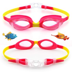 Careula Kids Swim Goggles, Swimming Goggles for Boys Girls Kid Toddlers Age 2-12