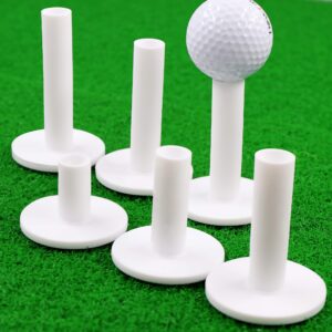 CHAMPKEY Premium Rubber Golf Tees | Excellent Durability and Stability Rubber Tees | for Golf Hitting Mats and Outdoor Training