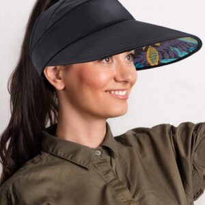 2 Pieces Sun Visor Hats UV Protection Caps Summer Wide Brim Beach Hat for Women Multicoloured