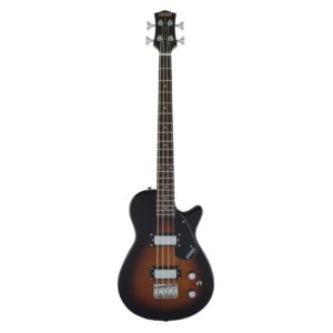 gretsch g2220 electromatic junior jet bass ii short-scale 4-string right-handed guitar with basswood body (tobacco sunburst)