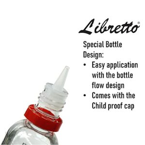 Libretto Premium Brass Valve Oil Lubricants, 1 oz (30ml), Safety Cap, Long-Lasting & Smooth, Odorless, 100% Special-Blended Synthetic Formula, Designed Best to Clean & Extend Life of Your Instruments!