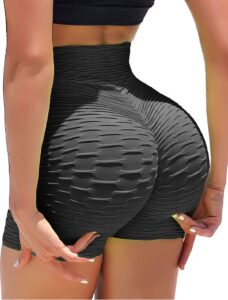 kiwi rata women's high waisted yoga shorts sports gym ruched butt lifting workout running hot leggings