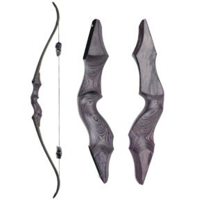 obert archery takedown recurve bow 60inch 30lbs,35lbs,40lbs,45lbs,50lbs,55lbs,60bs traditional hunting bows target shooting practice for right hand (35.00)