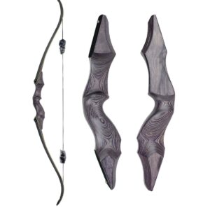 Obert Archery Takedown Recurve Bow 60inch 30lbs,35lbs,40lbs,45lbs,50lbs,55lbs,60bs Traditional Hunting Bows Target Shooting Practice for Right Hand (35.00)