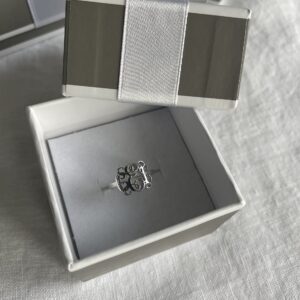 10KY Polished Monogram Ring