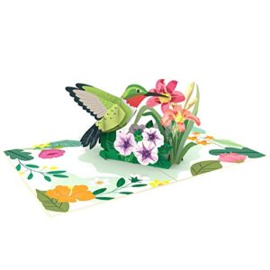 Liif Hummingbird Mother's Day 3D Greeting Pop Up Card Card For All Occasions, Father's Day, Happy Birthday, Anniversary, Retirement, Thinking Of You, Get Well, Hummingbird Gifts For Women, Bird Lover