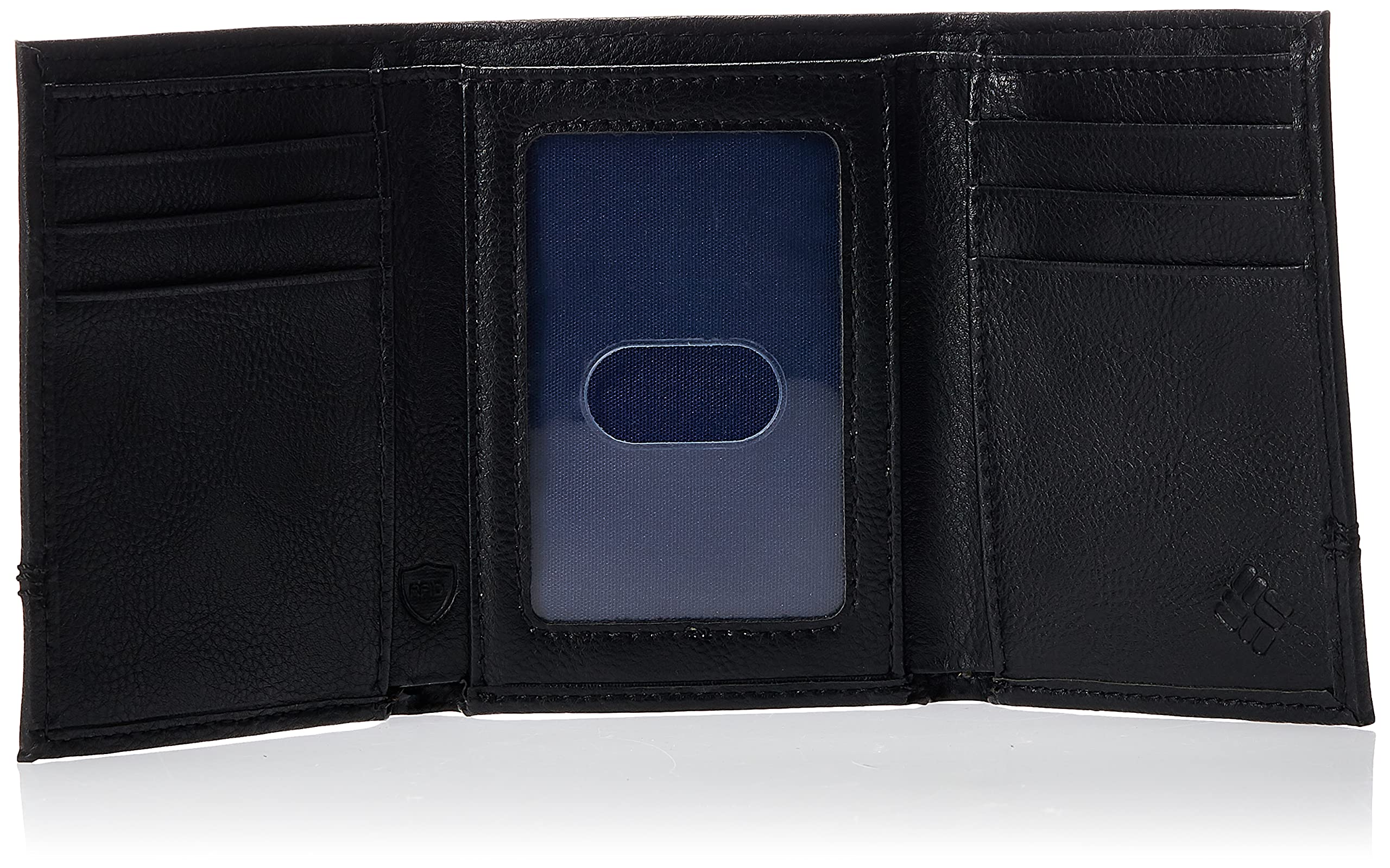 Columbia Men's Standard RFID Trifold Wallet, Black Jack, One Size