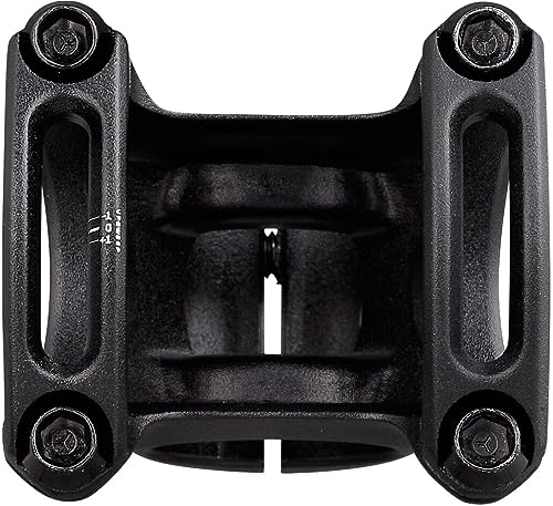 Spank Split 35 Enduro Trail Shotpeen Anodized Bicycle Stem, Universal Fit, Cycling Stem, Mountain Bike Stem, Bar Clamp, Shotpeen Anodized Stem, CNC-optimised (35mm, Black)