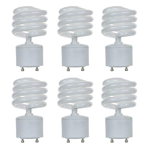 CFL Spiral 23 Watt, GU24 Base, 27K, 6 pack