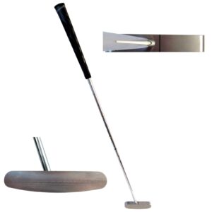 bell putters 2 way golf putter 400g toe balanced with winn jumbo/oversize putter grip and 35" shaft