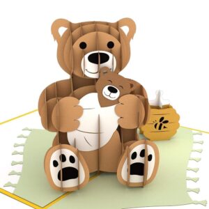 lovepop baby bear pop-up 3-d greeting card