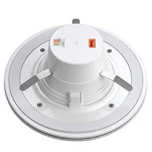 Commercial Electric 6 in. White Integrated LED Recessed Downlight with Nightlight Trim