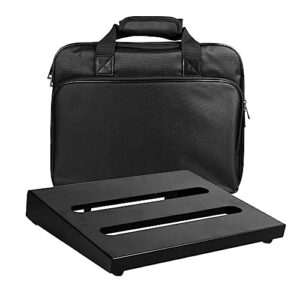 soyan guitar pedal board 14" x 10.6" with carry bag (m-14)