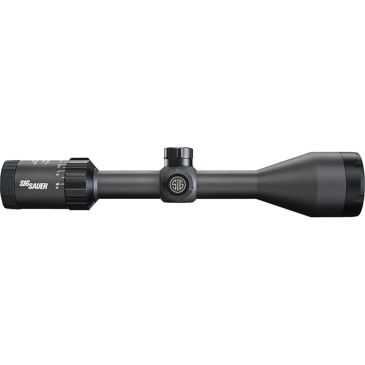 Sig Sauer Waterproof Fogproof Hunting Second Focal Plane 1-inch Tube Diameter Whiskey3 4-12X50mm Scope, BDC-1 Quadplex Reticle