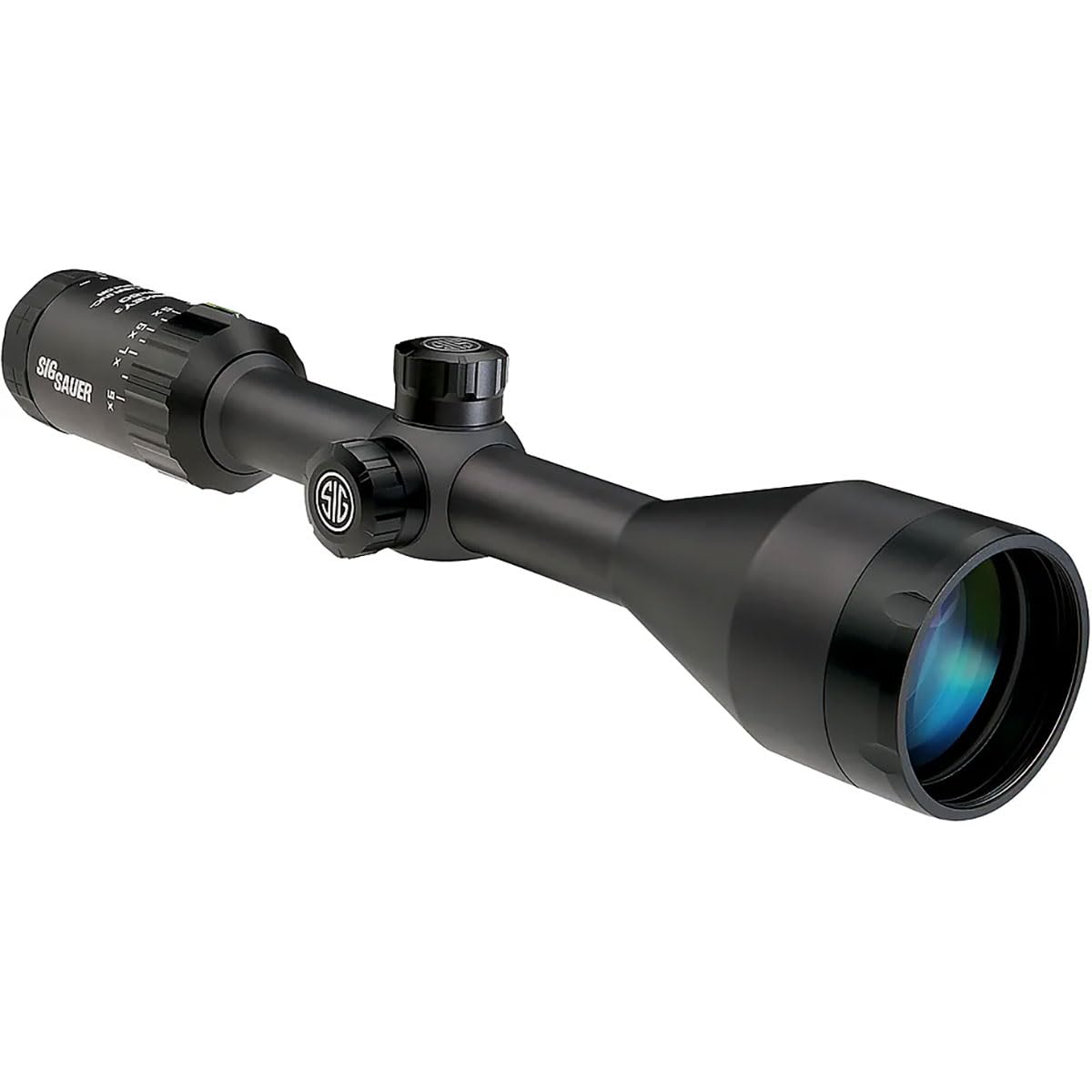 Sig Sauer Waterproof Fogproof Hunting Second Focal Plane 1-inch Tube Diameter Whiskey3 4-12X50mm Scope, BDC-1 Quadplex Reticle